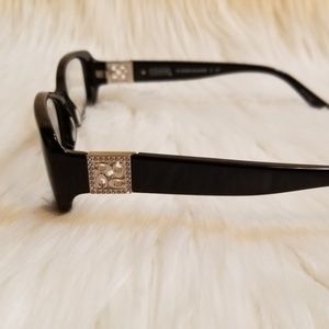 Coach | Accessories | Coach Rx Eyeglasses Silver Coach Logo In Stones ...